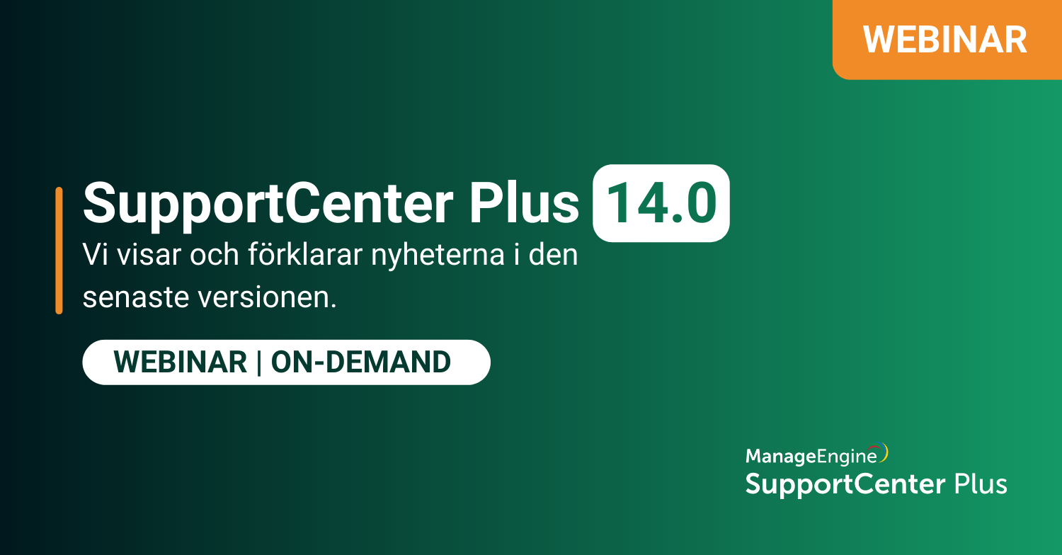 Nyheterna i SupportCenter Plus 14.0 | Inuit